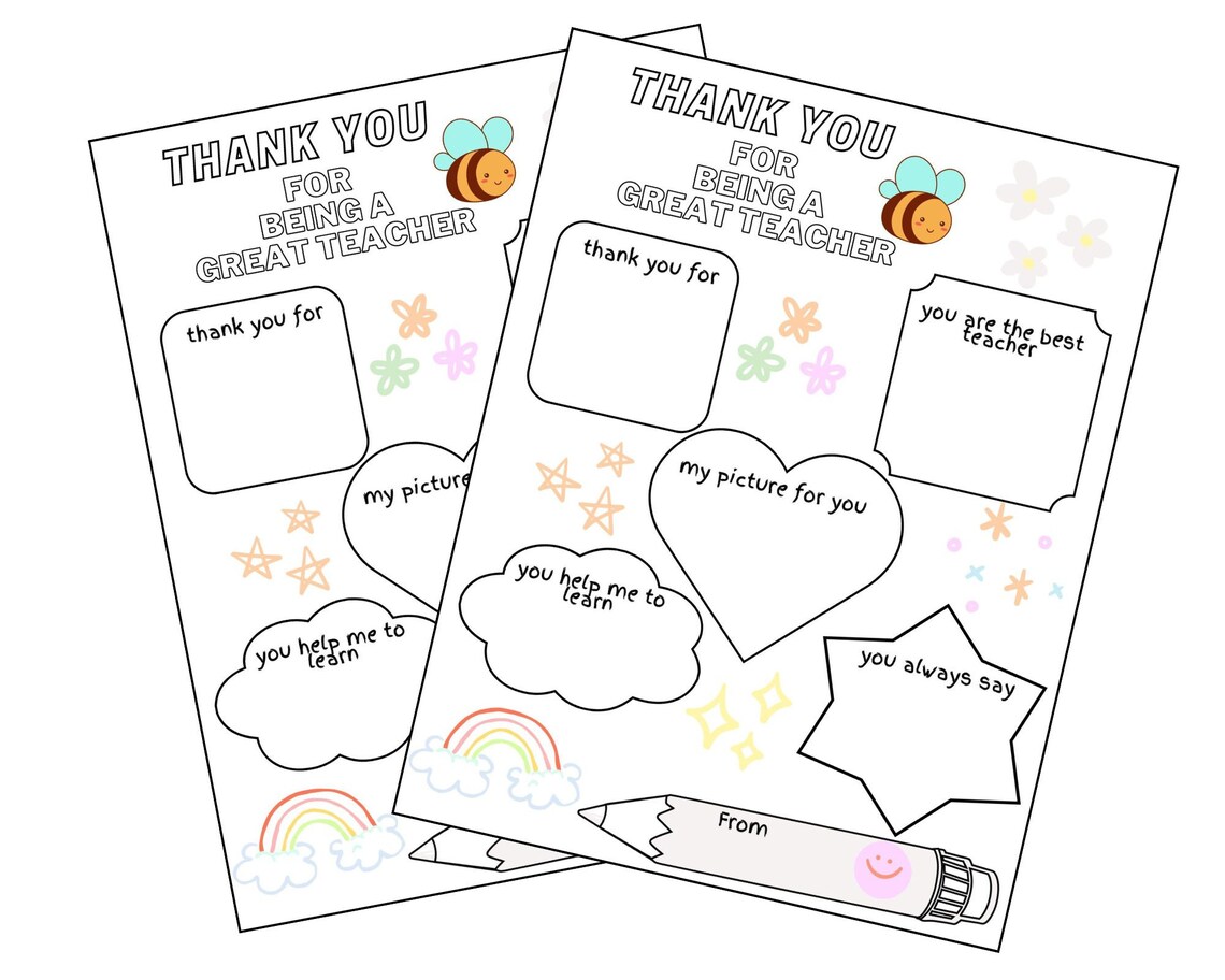 Printable Teacher Appreciation Week Gift: Thank You Teacher Gifts ...