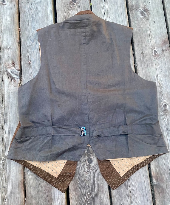 1910s 1920s Suit Odd Vest / Art Deco Victorian / Abst… - Gem