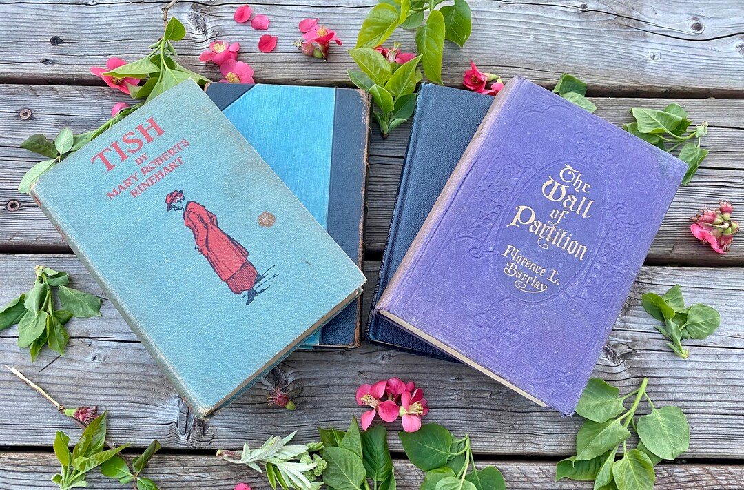 1900s 1800s / Victorian / Edwardian / Books Lot of 4 Halloween Decor - Etsy