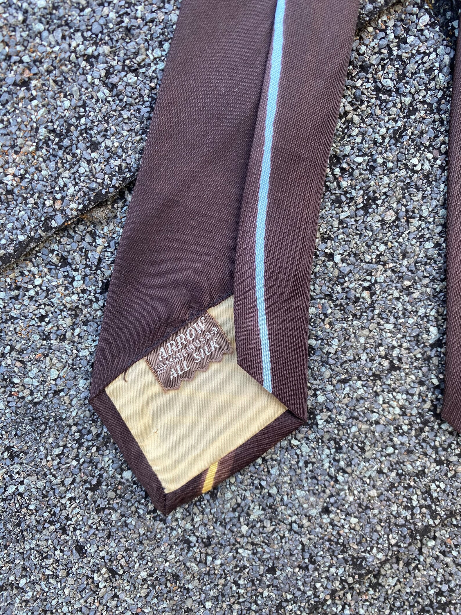 1940s 1950s Silk Tie From Arrow / Art Deco Mid-century Fashion ...