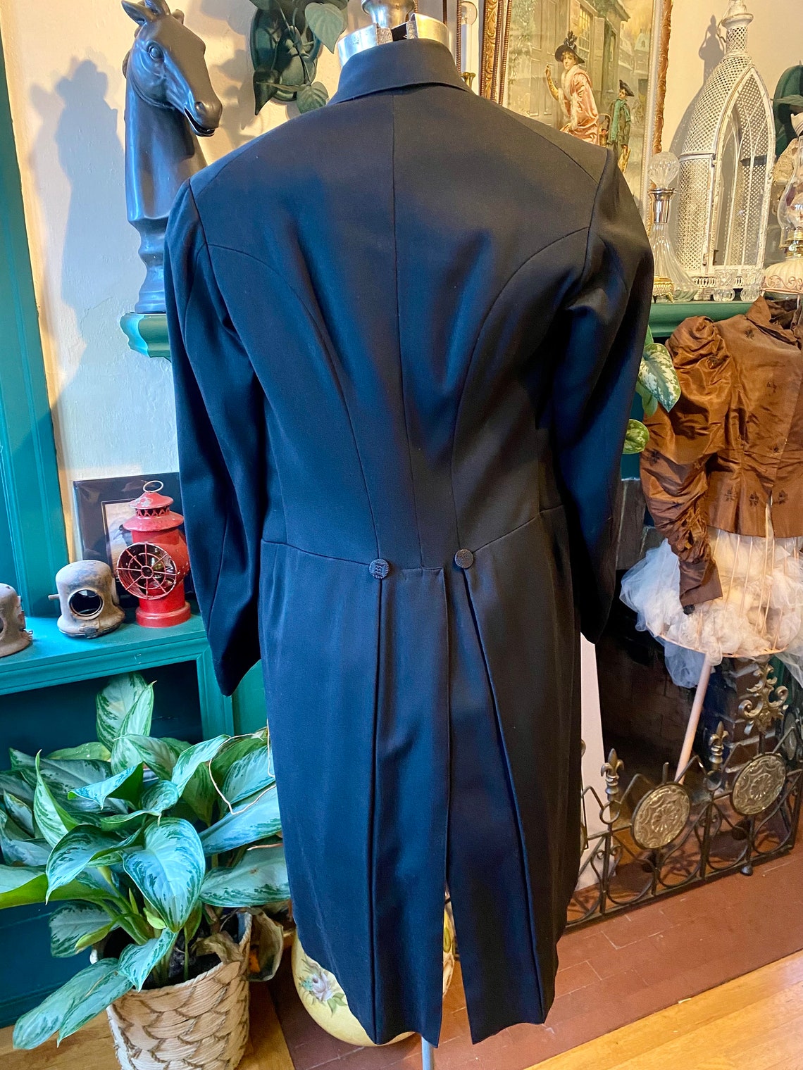 Early 1900s 1800s Black Wool Frock Coat Double Breasted High Quality - Etsy