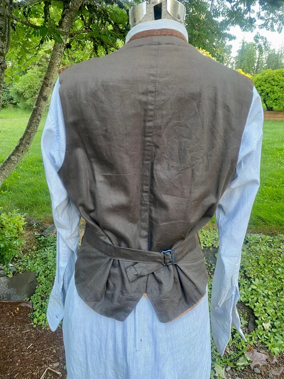 1910s 1920s Suit Odd Vest / Art Deco Victorian / Abst… - Gem