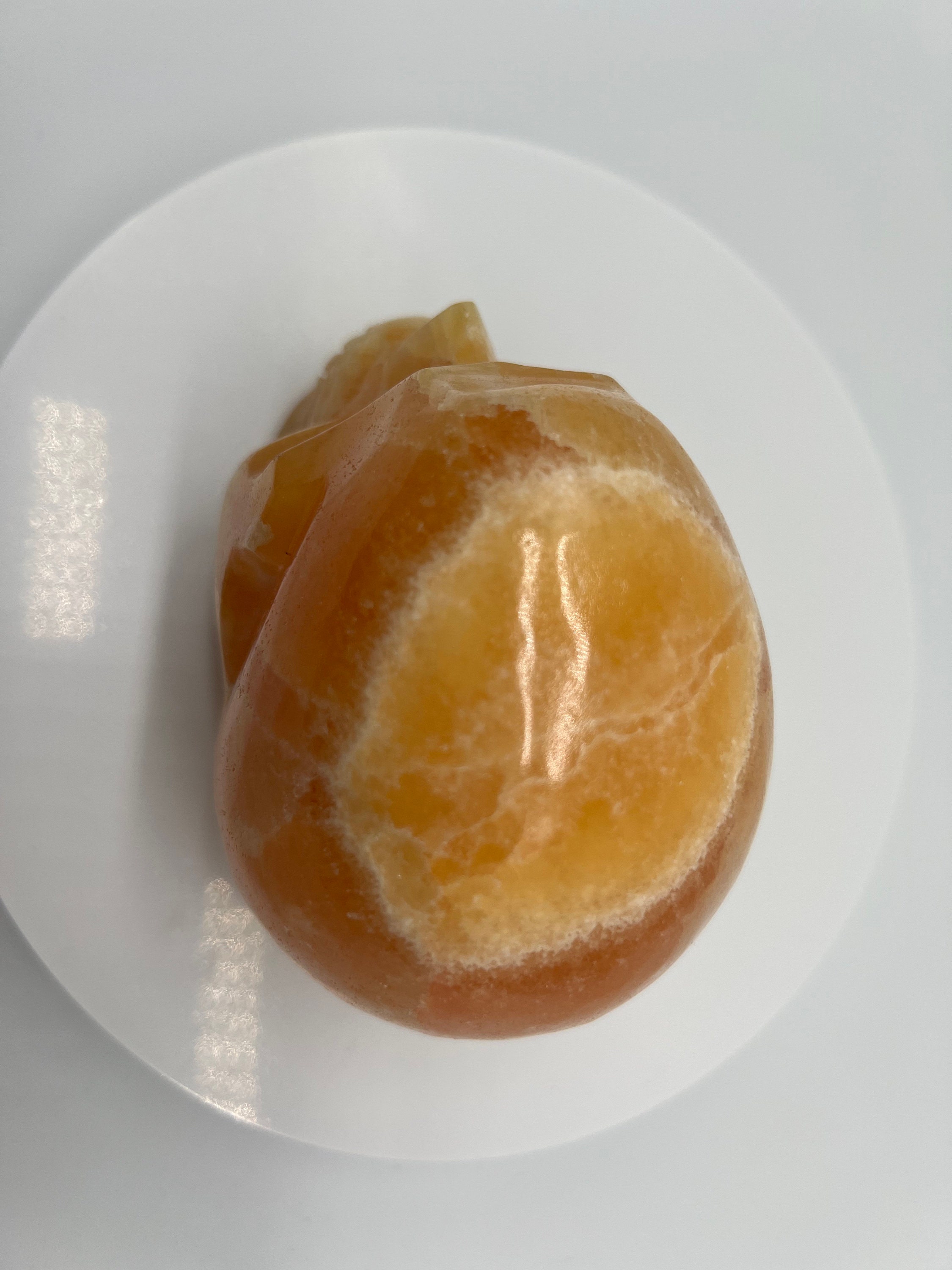 Yellow Calcite Skull Orange Calcite Skull 4 Inches Tall - Etsy