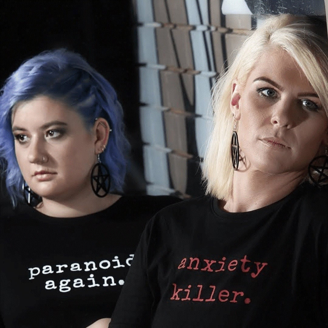 Anxiety Killer Punk Rock Inspired Streetwear T-shirt - Etsy