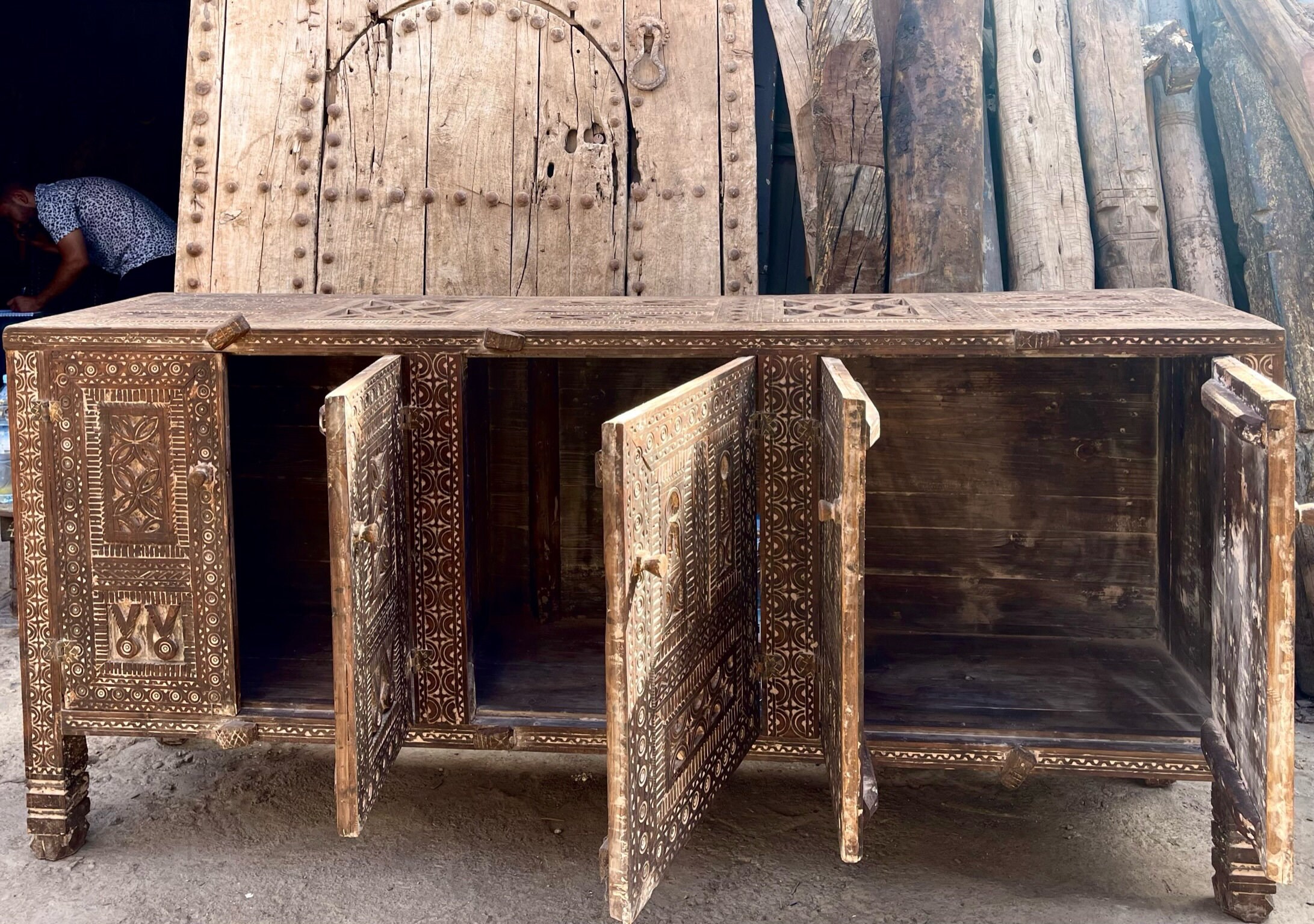 Berber Furniture in Solid Wood - Etsy