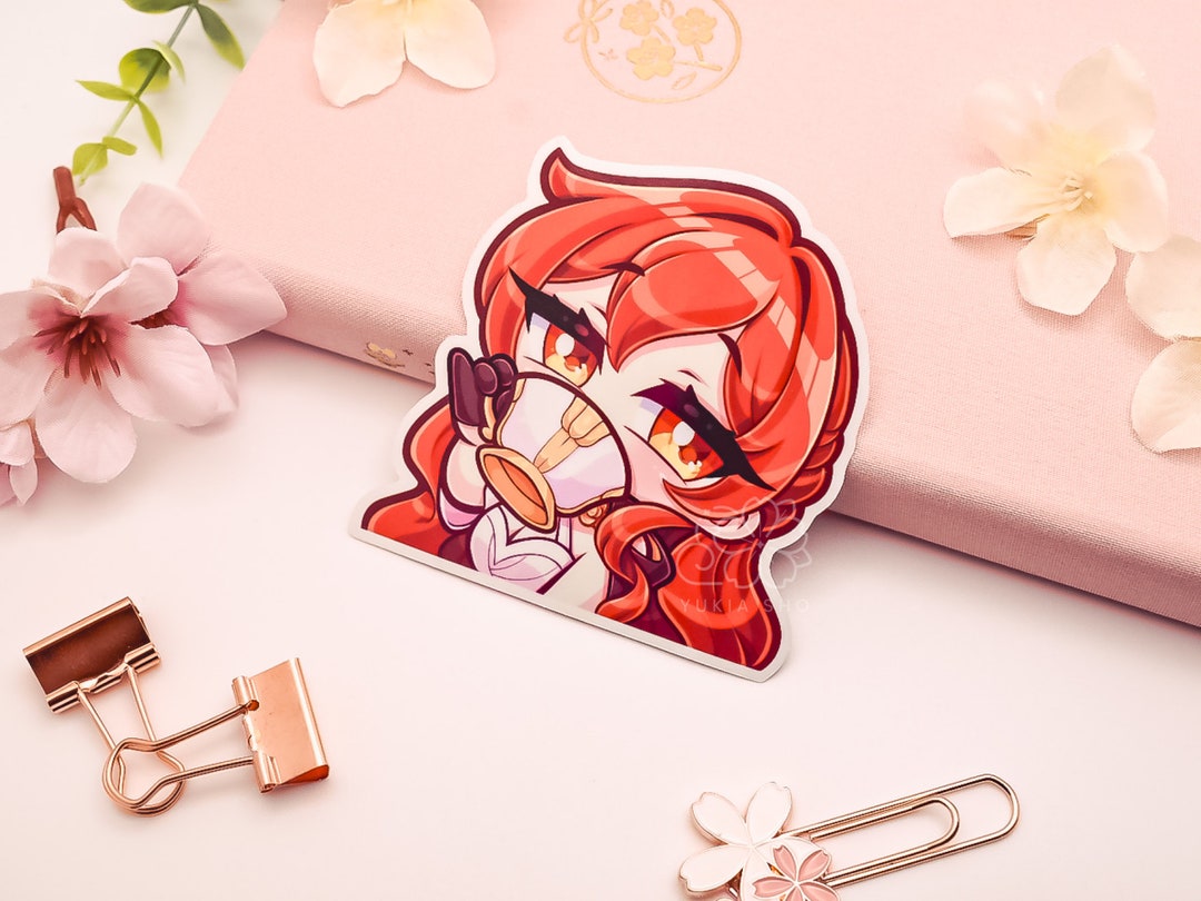 Honkai: Star Rail Himeko Sip 3 Vinyl Sticker Cute Die Cut Sticker ...