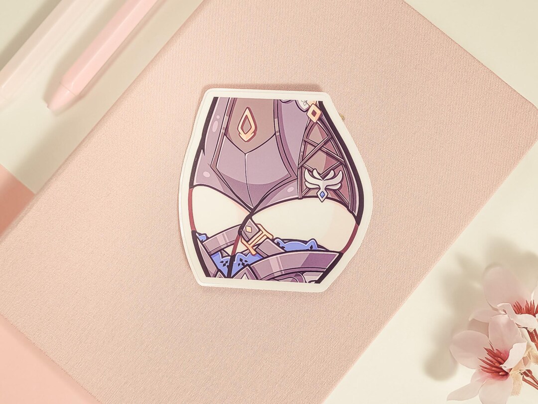 Genshin Impact Eula Thighs 3" Vinyl Stickers | Cute Waterproof Genshin Impact Decal for Water ...