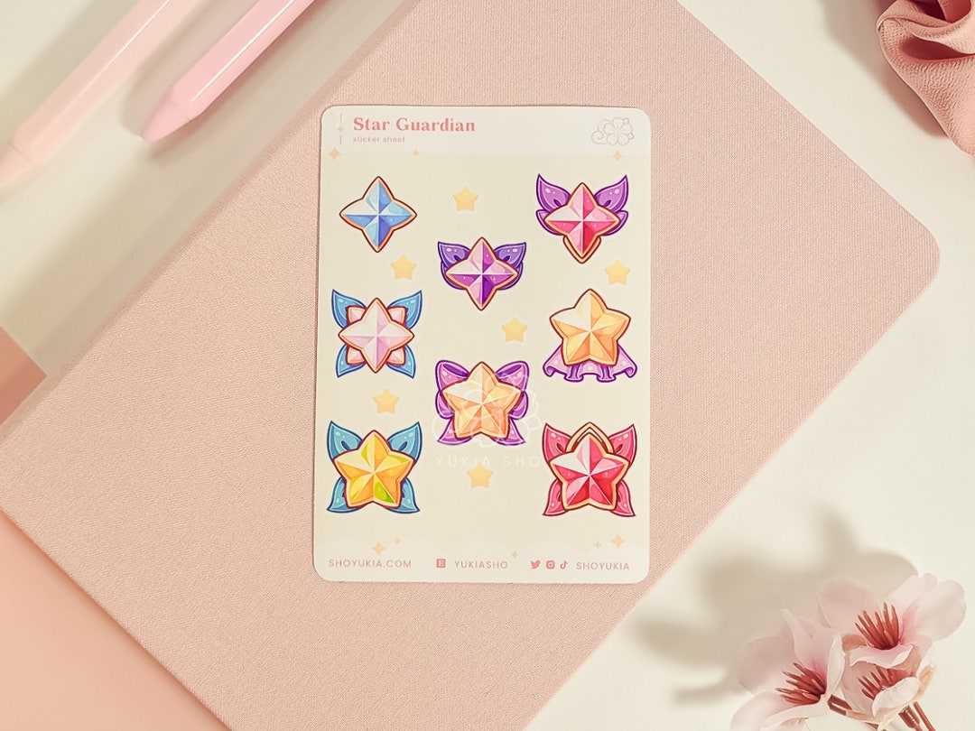 L O L Star Guardian Emblem set 1 Mini Sticker Sheet Planner Sticker ...