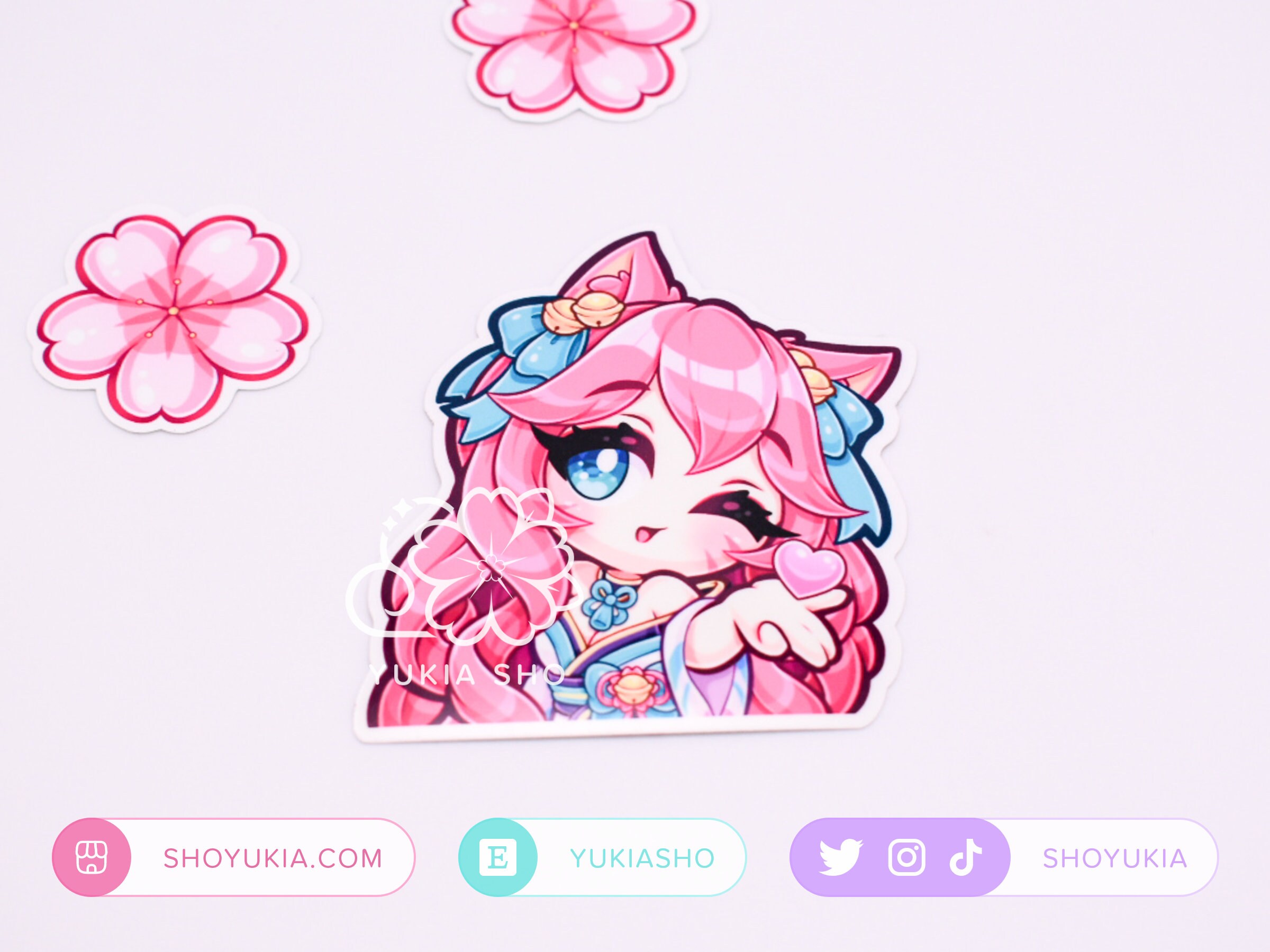L O L Ahri 3 Vinyl Sticker Pack Cute Stickers Laptop - Etsy UK