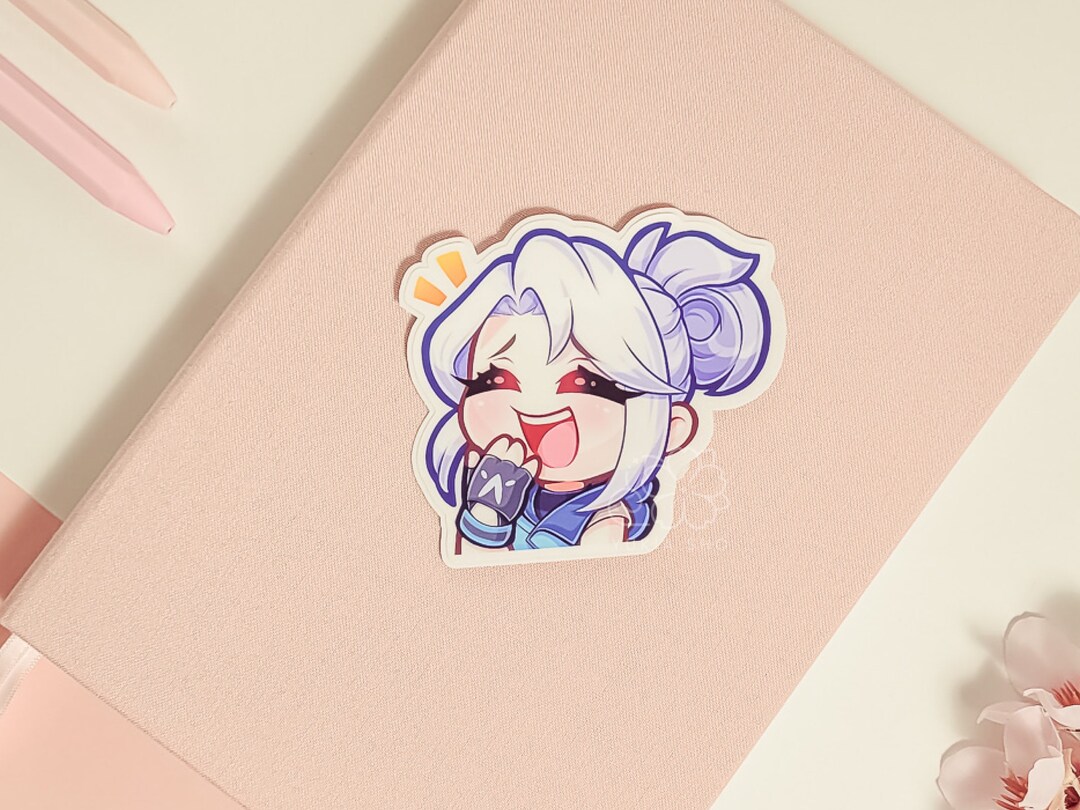 Valo Jett Laugh 3 Vinyl Sticker Cute Die Cut Stickers Laptop Sticker ...