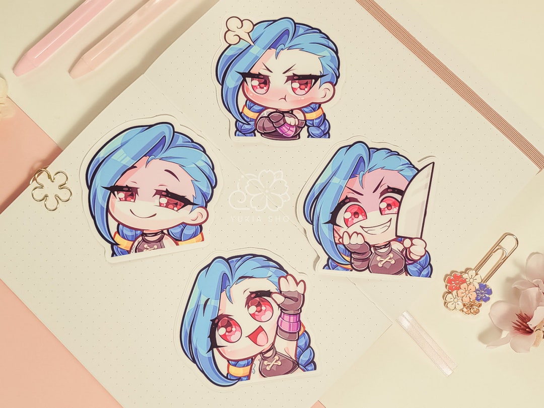 L O L Jinx 3" Vinyl Sticker Pack | Cute Stickers | Laptop Sticker | Car ...