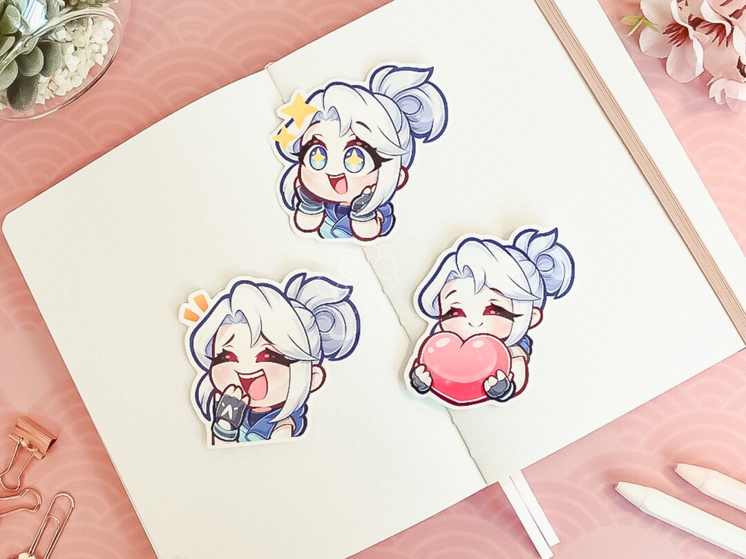 Valo Jett 3 Vinyl Stickers Cute Die Cut Stickers - Etsy
