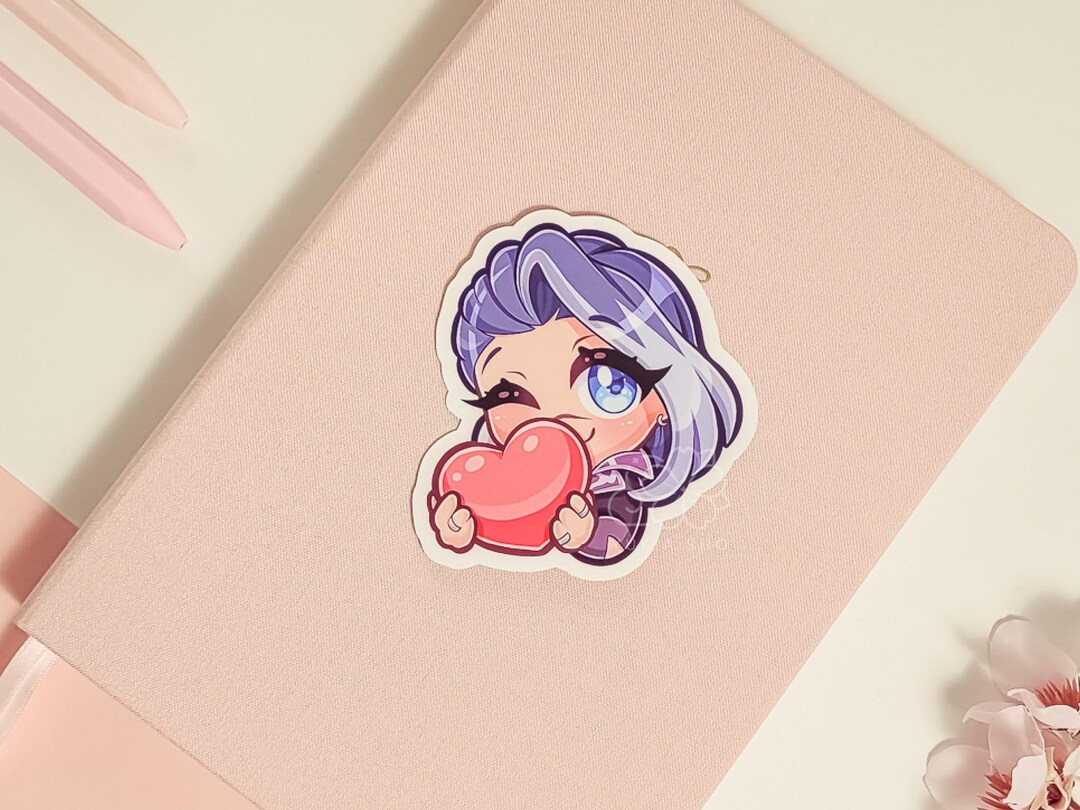 Valo Fade Heart 3" Vinyl Stickers (glossy) | Cute Die Cut Stickers ...