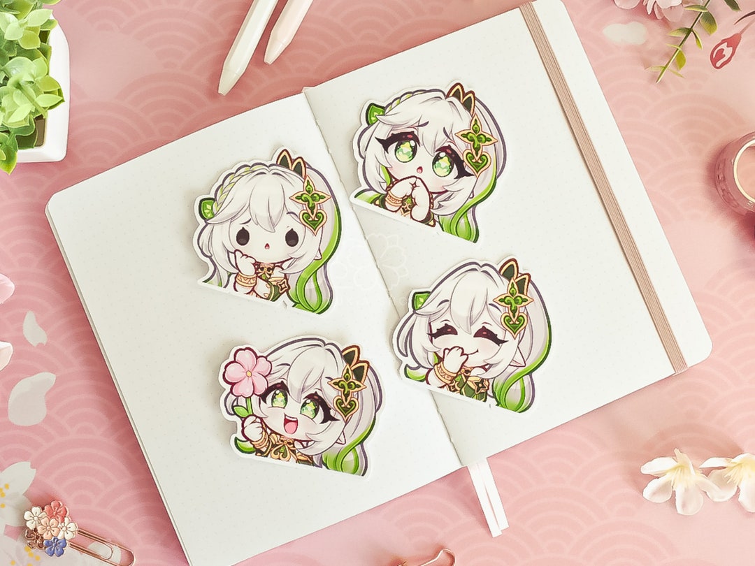 Genshin Impact Nahida 3 Vinyl Stickers Cute Die Cut Sticker Laptop ...