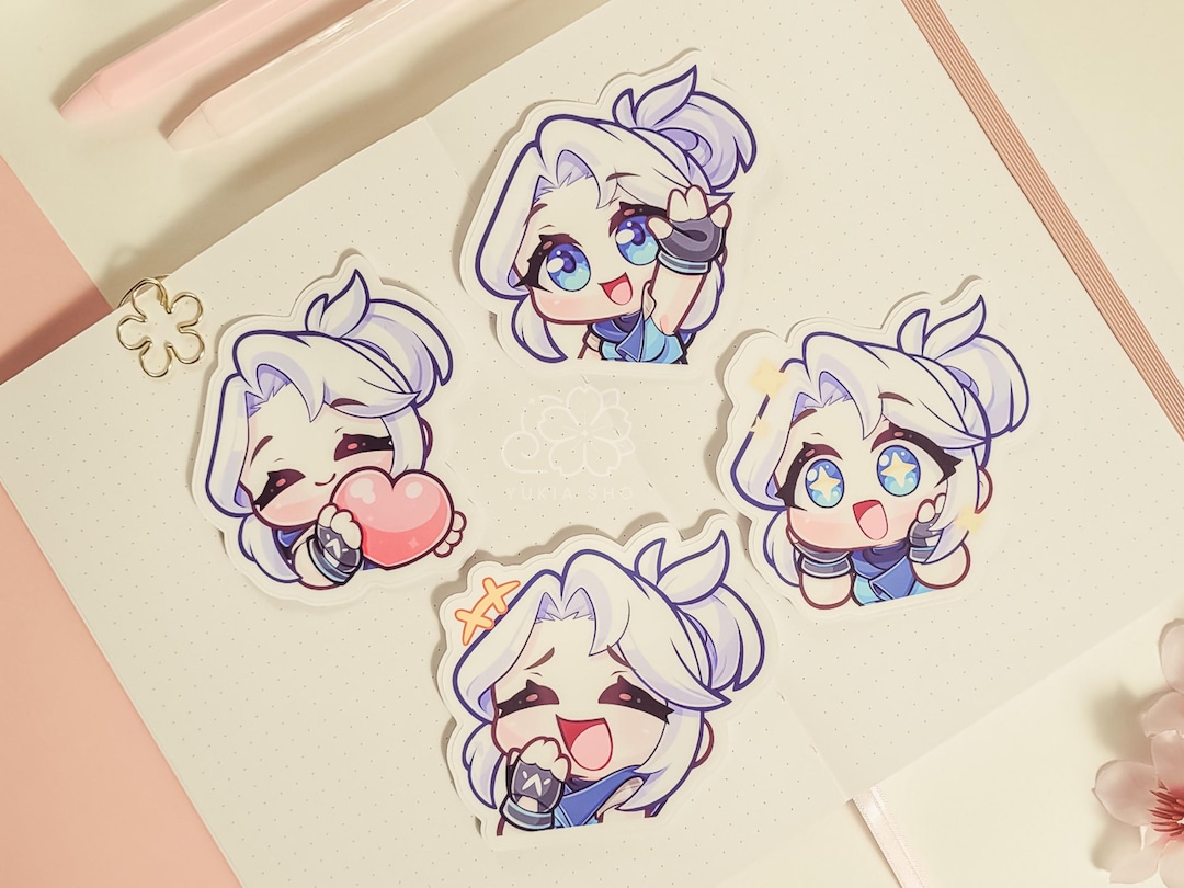 Valo Jett 3" Vinyl Stickers | Cute Die Cut Stickers | Laptop Sticker ...