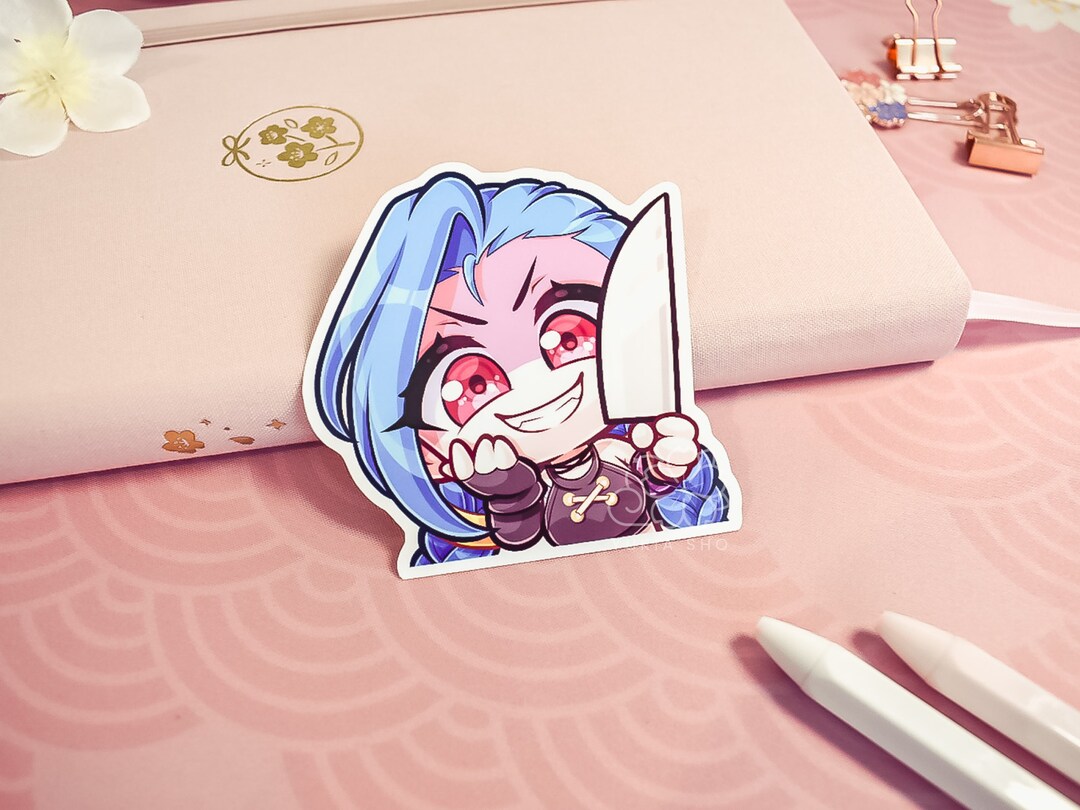 L O L Jinx Knife 3 Vinyl Sticker Cute Stickers - Etsy
