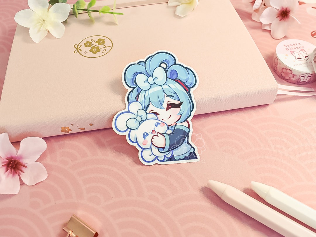 Kawaii Cinna Roll X Miku Hug 3 Vinyl Stickers Cute Die - Etsy