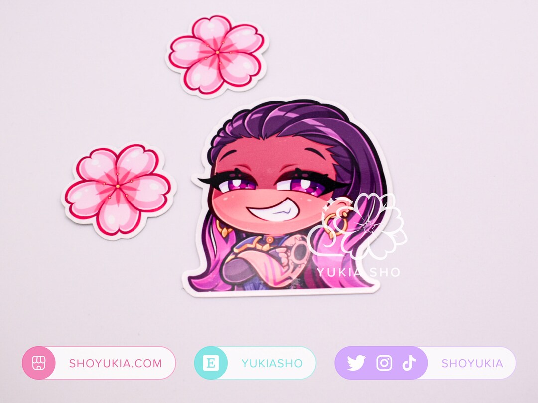 Valo Reyna Smug 3 Vinyl Stickers Cute Die Cut Stickers - Etsy