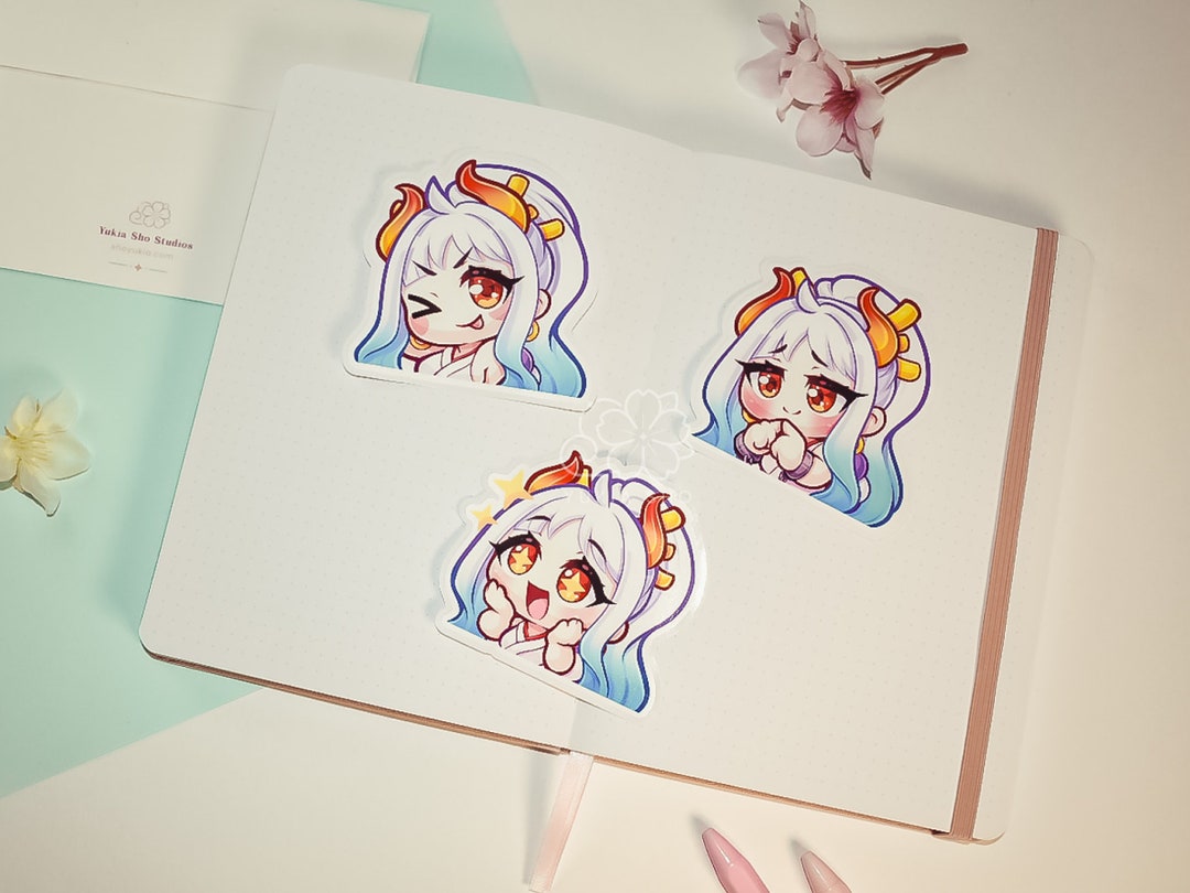 O P Yamao 3 Vinyl Stickers Cute Die Cut Sticker Laptop Sticker Die Cut ...