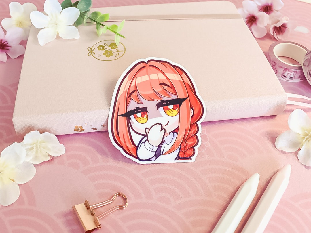 C S M Maki Smug 3 Vinyl Sticker Cute Die Cut Sticker Laptop Sticker Die ...