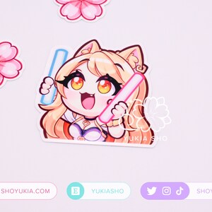 L O L Ahri 3 Vinyl Sticker Pack Cute Stickers Laptop - Etsy