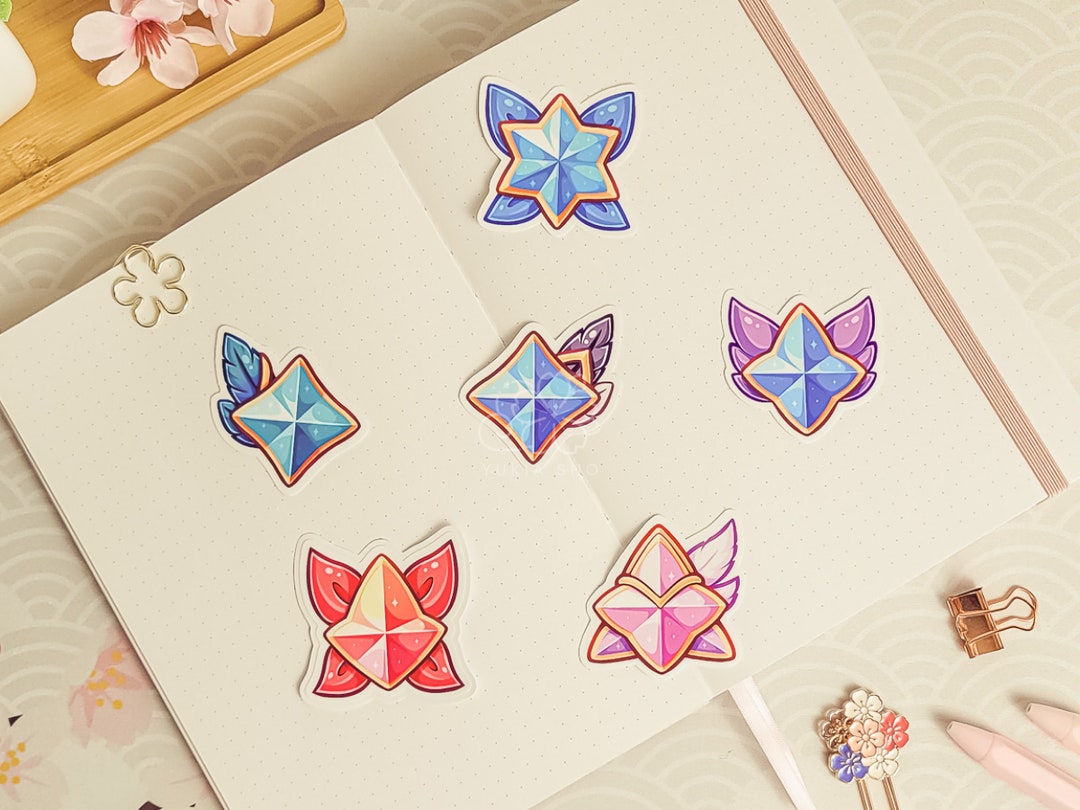 L O L Star Guardian Emblems set 4 2 Vinyl Sticker Pack Cute Laptop ...