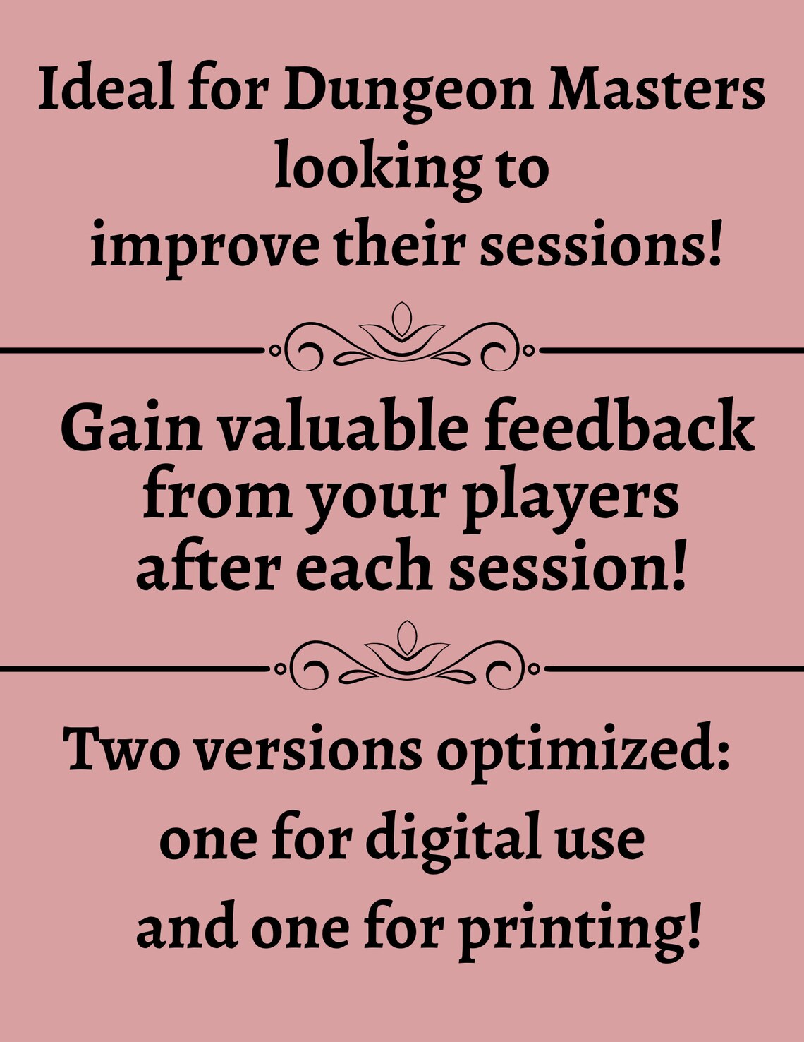 DND Session Feedback Survey to Improve Your Campaign for Dungeon ...