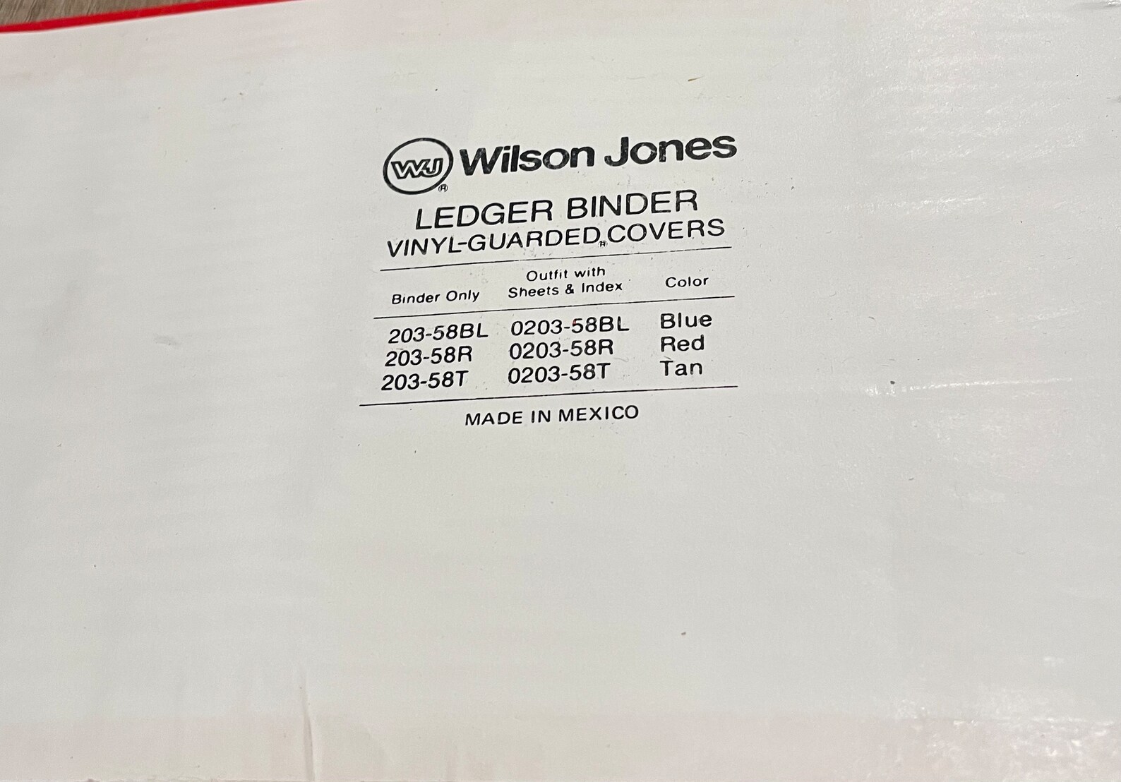 Vintage Wilson Jones Red Ledger Binder Journal Notebook - Etsy