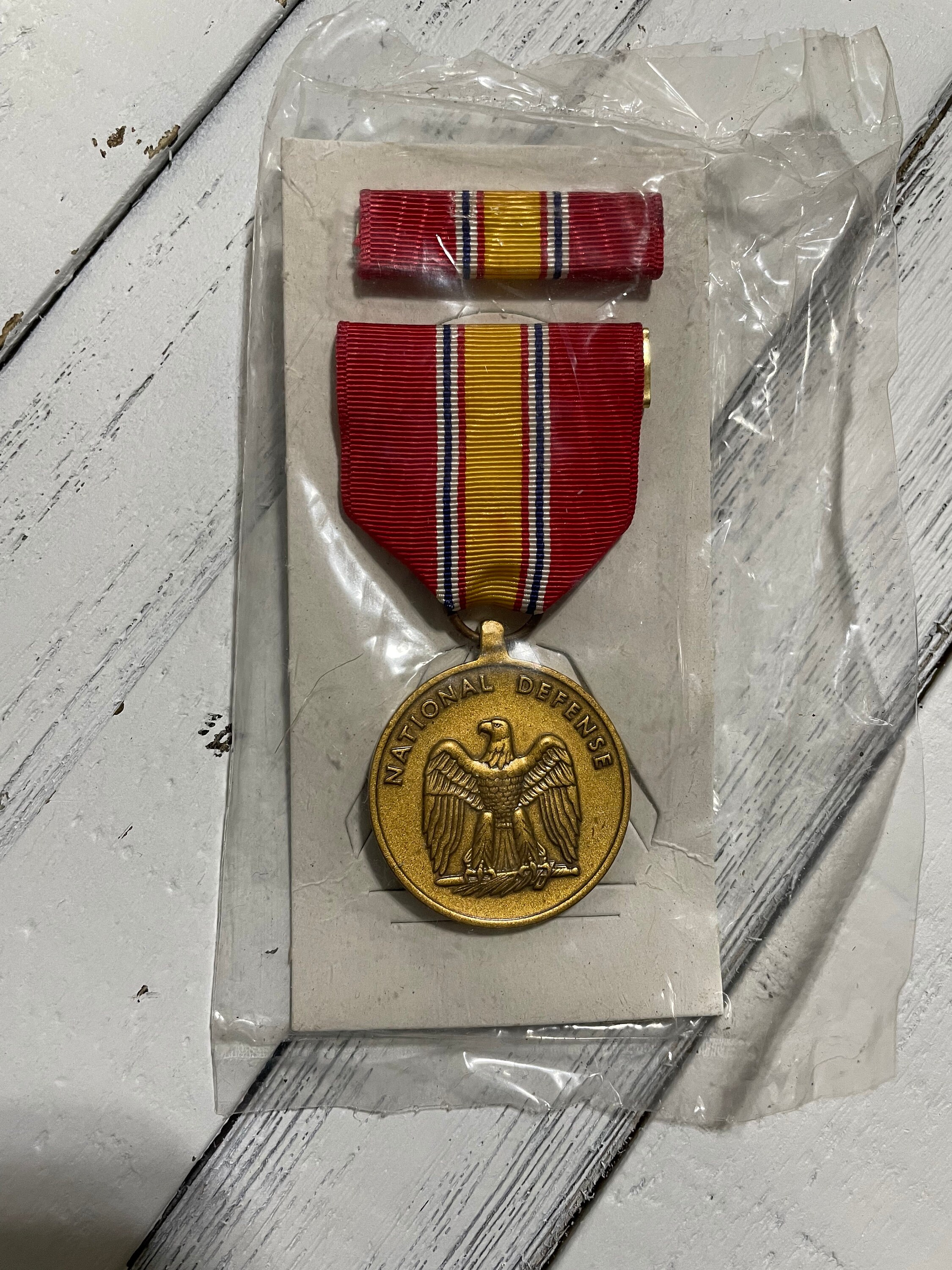 National Defense Medal and Ribbon Set Military - Etsy