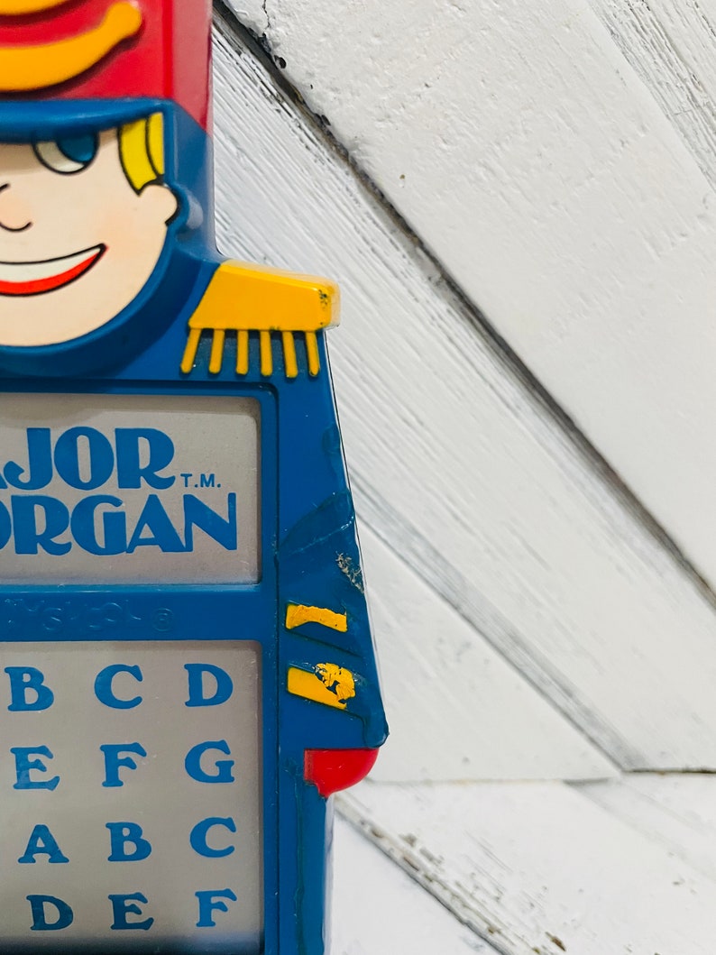 Vintage Playskool Major Morgan the Electronic Organ Toy - Etsy
