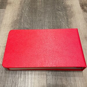 Vintage Wilson Jones Red Ledger Binder Journal Notebook - Etsy