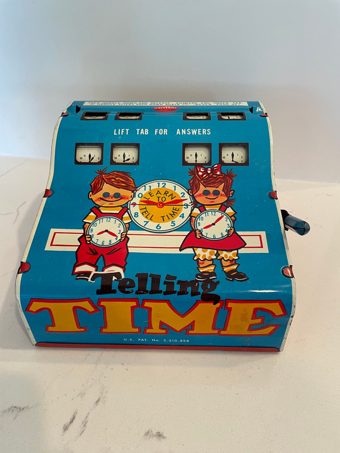 Vintage Telling Time Game Toy by Wolverine - Etsy