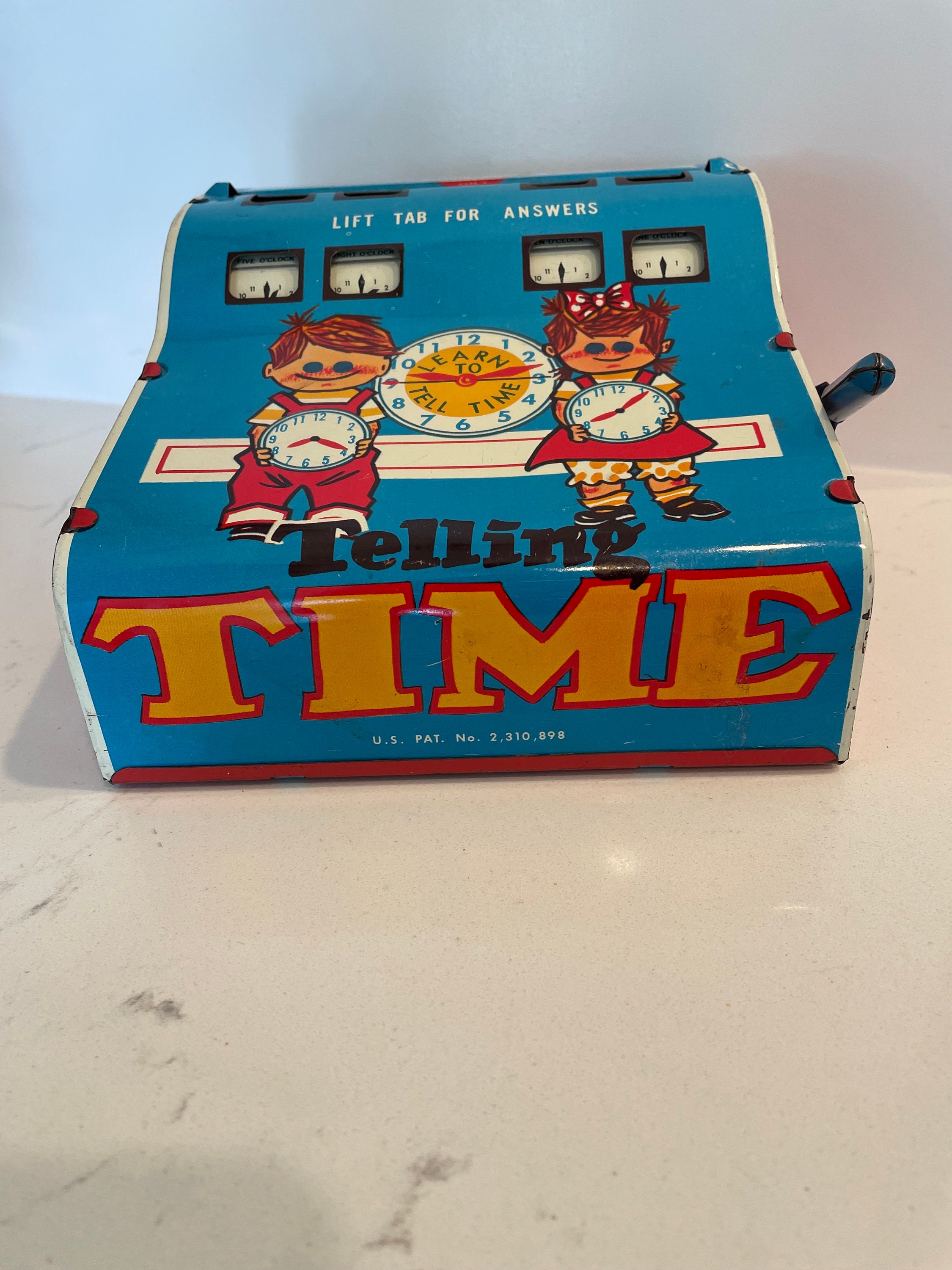 Vintage Telling Time Game Toy by Wolverine - Etsy