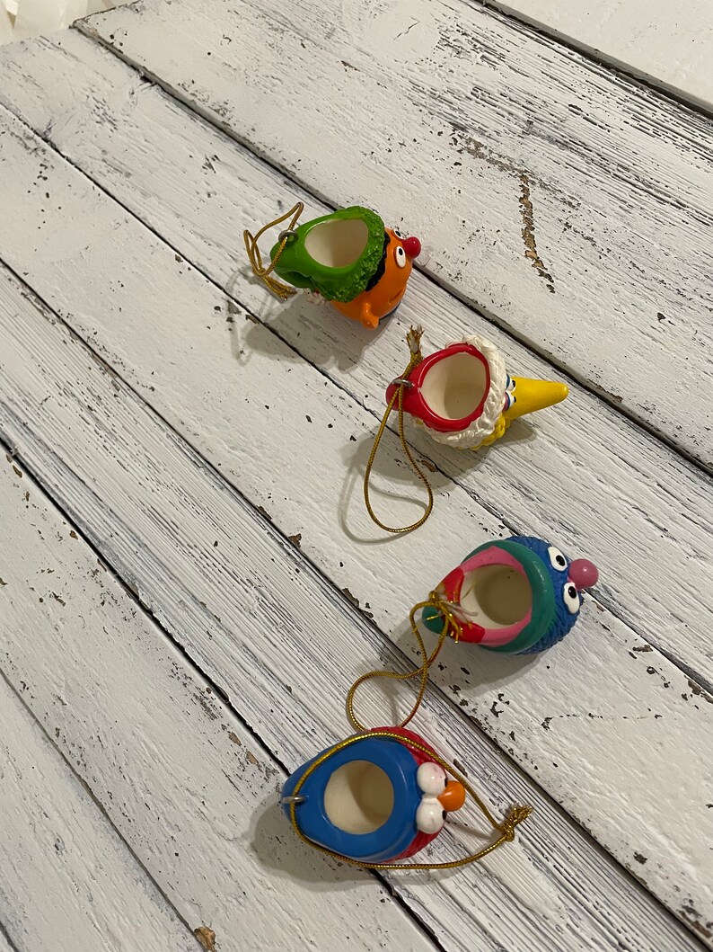 Sesame Street Christmas Ornaments Big Bird Elmo Grover Ernie - Etsy
