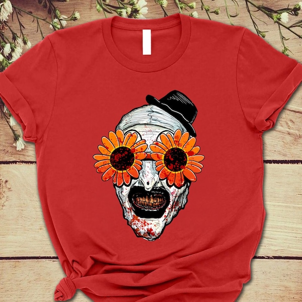 Terrifier 2 Art the Clown Sunflower Sunglasses Horror Movie T Shirt - Etsy