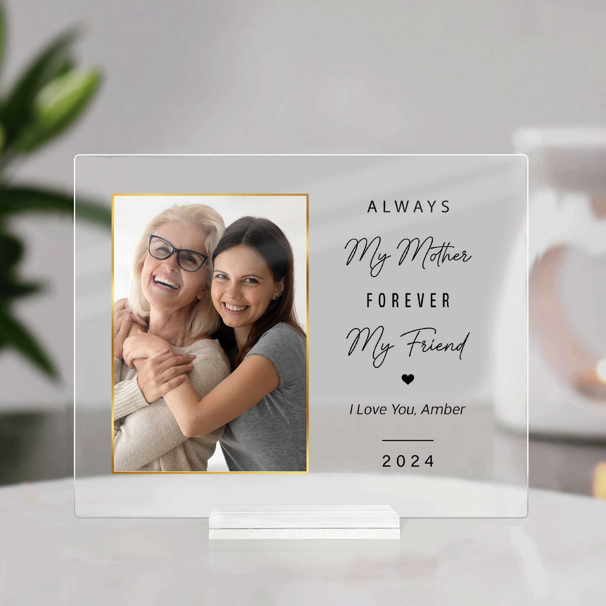 Personalized Gifts for Mom Plaque, Happy Mothers Day, Custom Unique ...