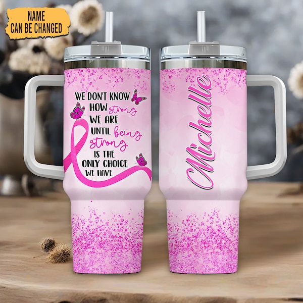 Breast Cancer Cup - Etsy