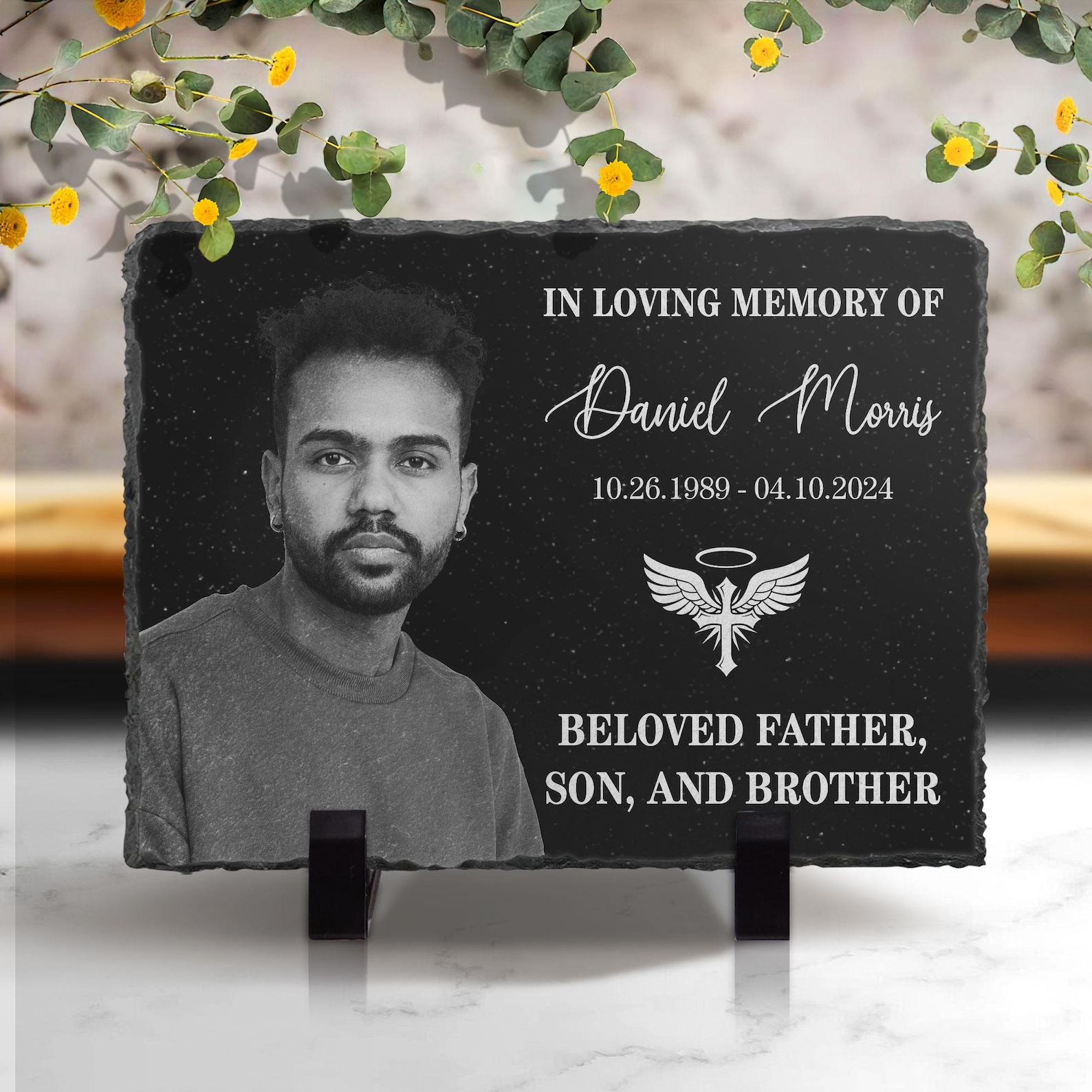 Personalized Memorial Stone: Engraved Bereavement Garden Stone - Etsy