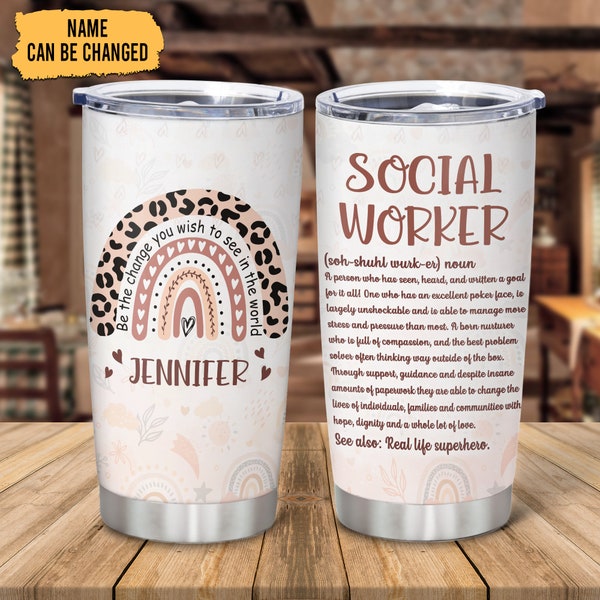 Social Work Cup - Etsy