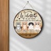 Personalized Cat Welcome Door Sign, Custom Cat Sign, Welcome Door ...