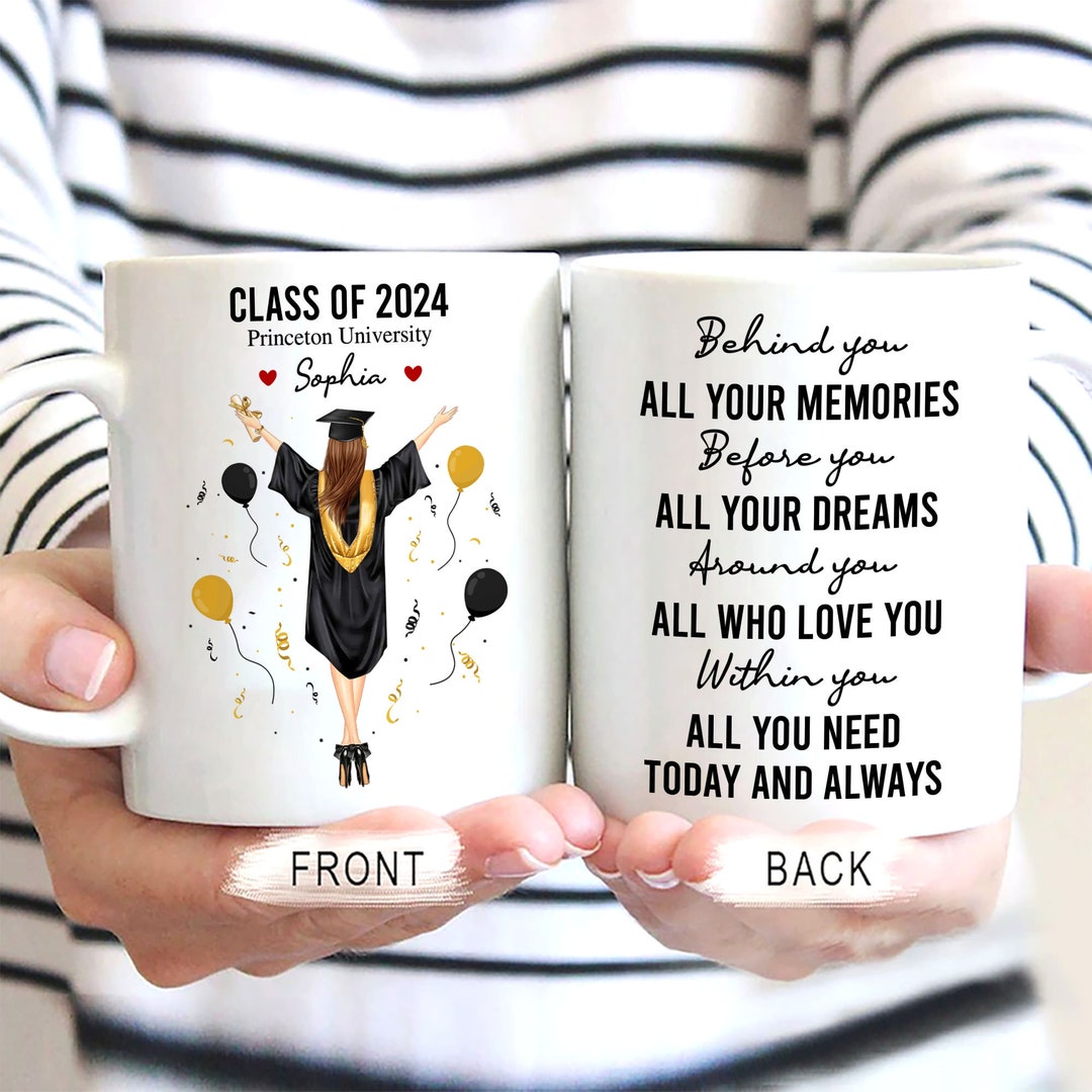 Personalized Graduation Mug, Grad Gifts Mug, New Graduate Gift ...