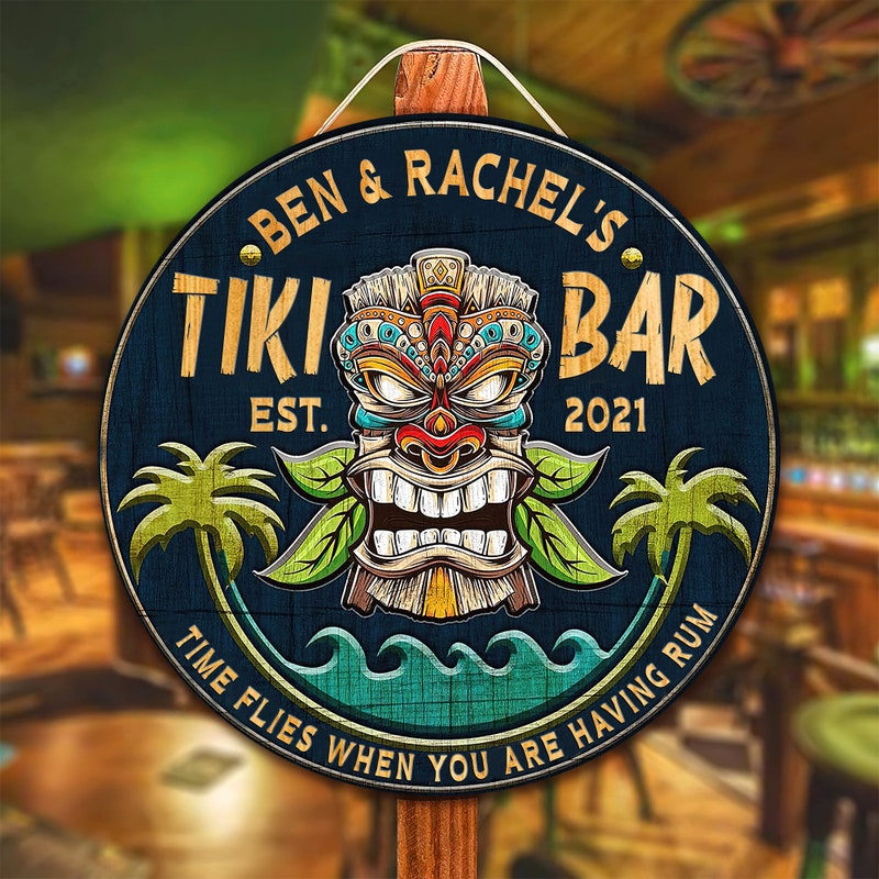 Tiki Bar Signs - Etsy