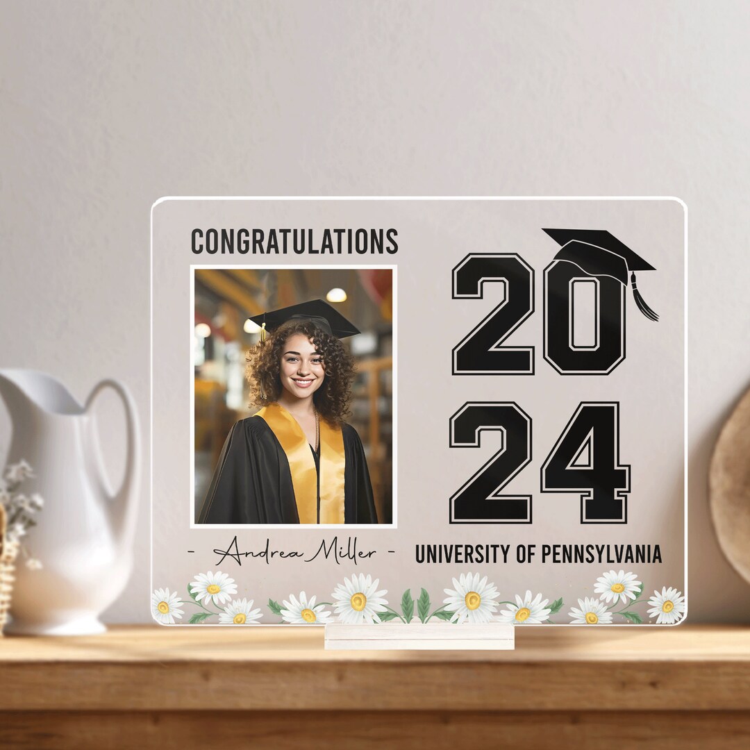 Personalized Graduation Plaque Sign, Grad Gift Acrylic Plaque, New ...