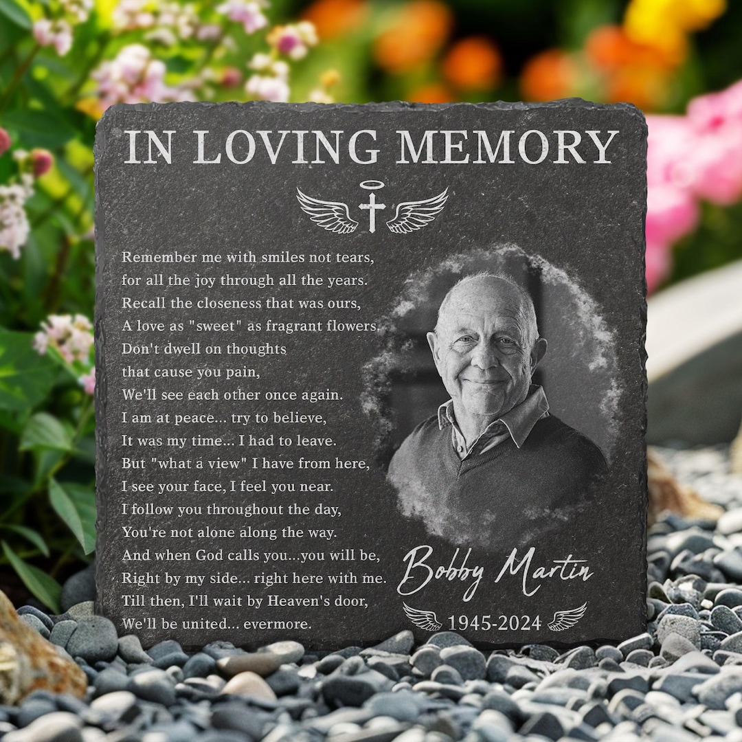 Personalized Memorial Garden Stone, Memorial Garden,bereavement Gift ...