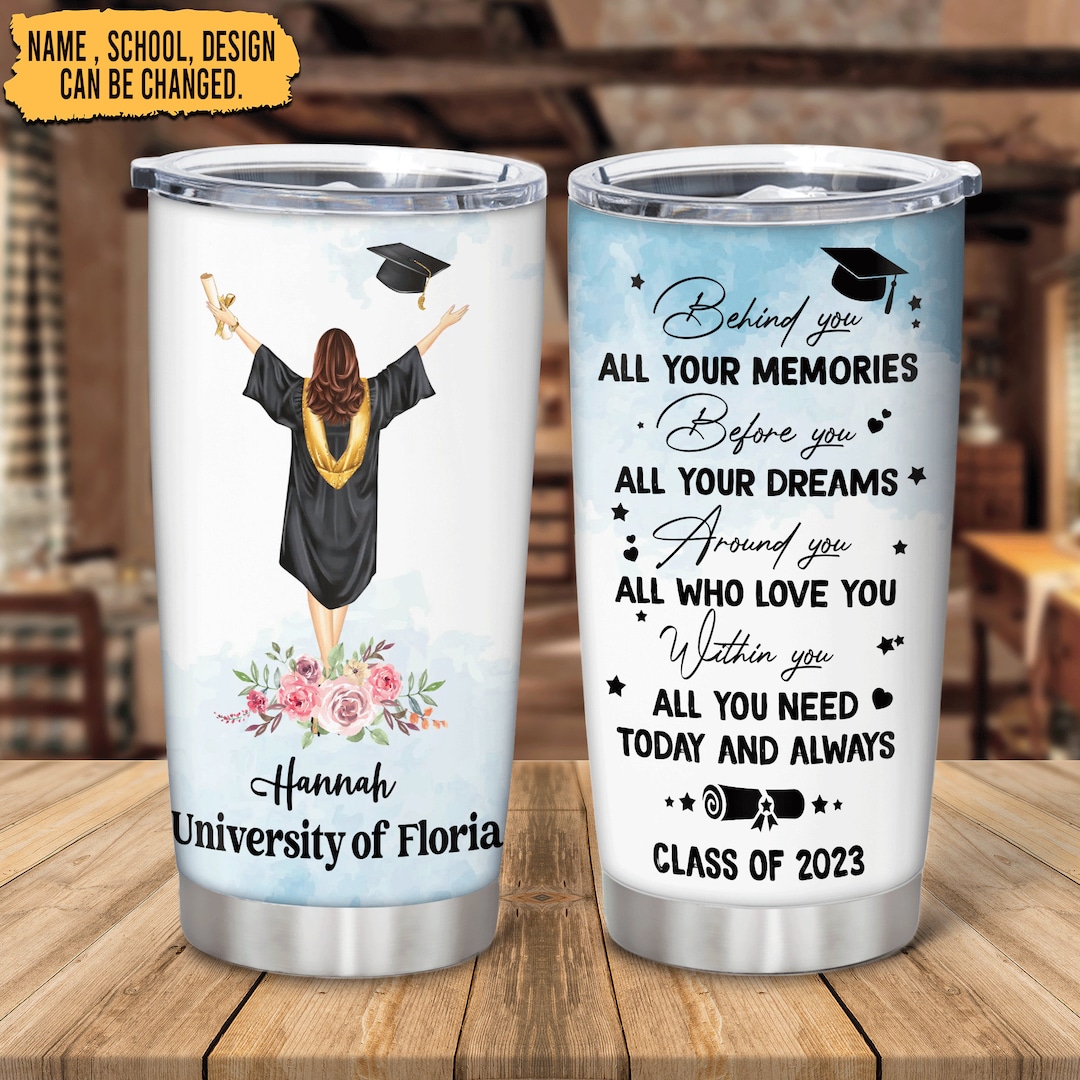 Personalized Graduation Tumbler, Mastered It Graduation Gift ...