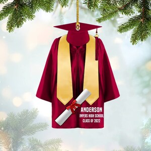 Personalized Graduation Gown Ornament,gifts for Graduate,him,her ...