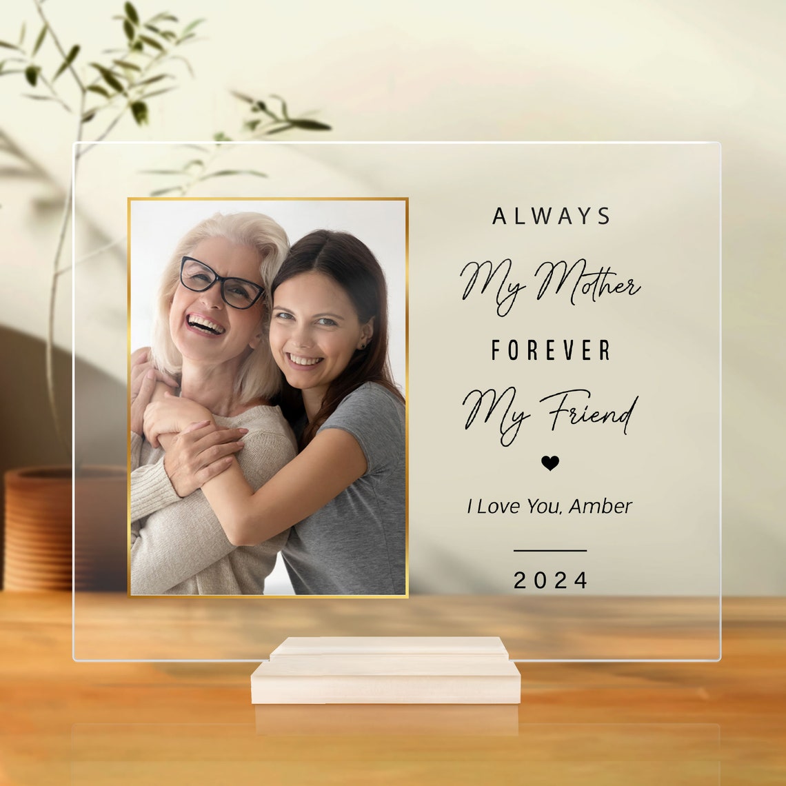 Personalized Gifts for Mom Plaque, Happy Mothers Day, Custom Unique ...