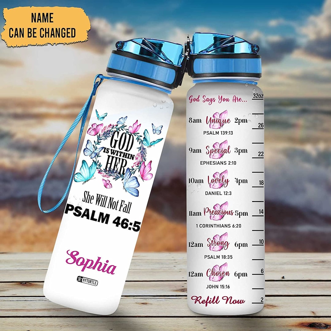 Personalized Water Bottle - Gift for Jesus Lover Christians Birthday ...