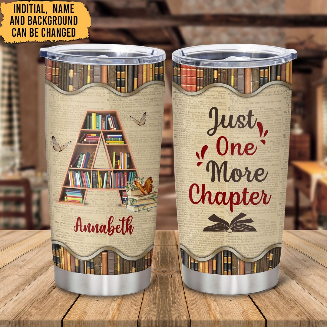 Personalized Book Lover Tumbler, Book Lover Gifts, Book Lover, Gifts ...