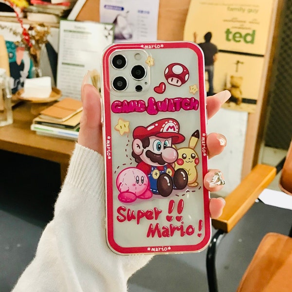 Mario iPhone Case - Etsy